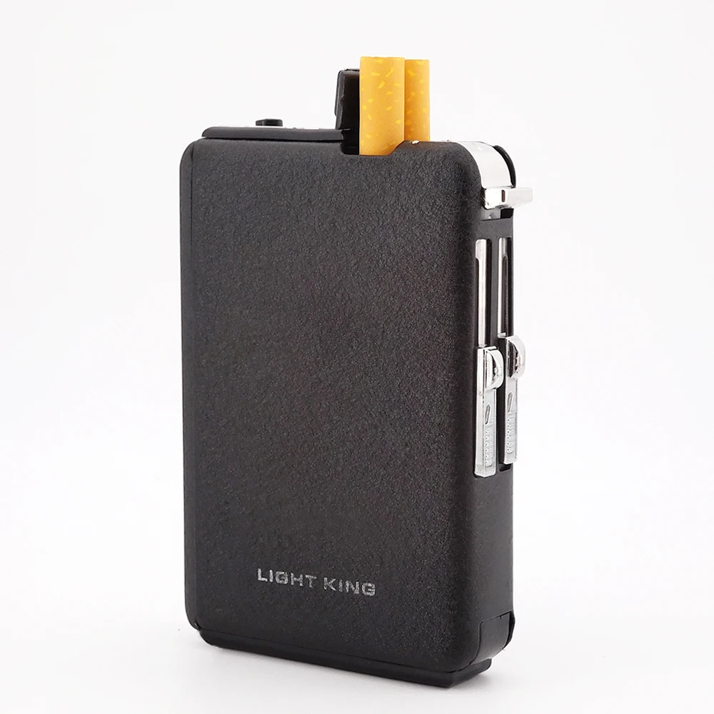 Fresh Gadgets Mulit function Windproof Refillable Cigarette Case ...