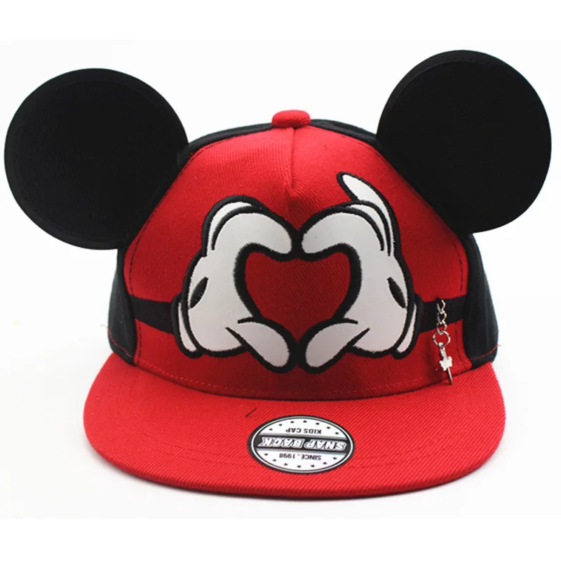 New Boy Baseball Caps With Mouse Big Ear Cartoon Outdoor Hip Hop Hat ...