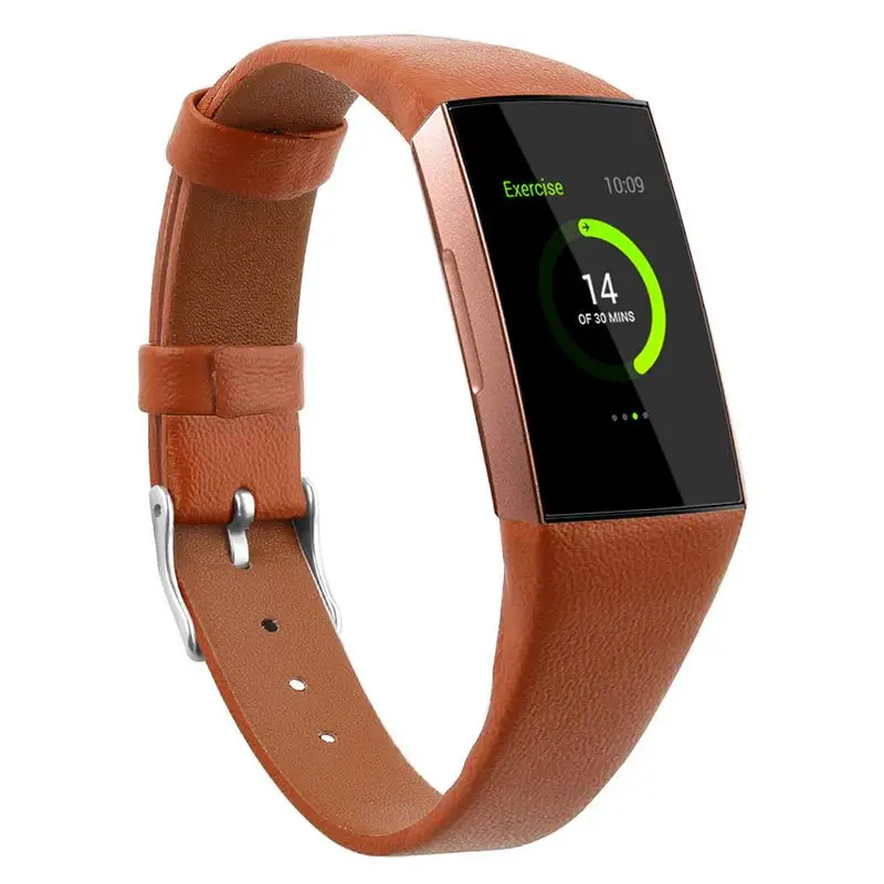 Fitbit Charge 4 Genuine Leather Strap | FitGear NZ