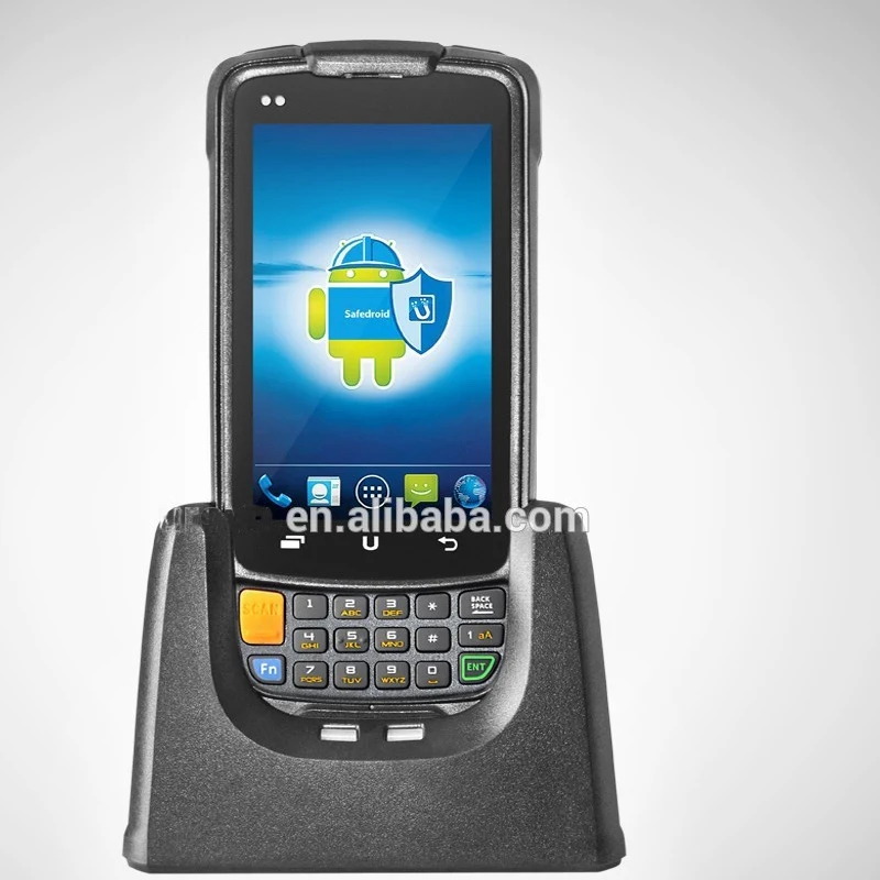 Rugged Warehouse WMS Scanner Data Terminal, Android 4.3 1D 2D Barcode ...