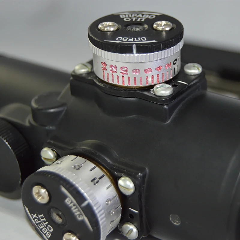 FIRECULB Tactical Dragunov Red Illuminated 4x24 SVD First Focal Plane ...