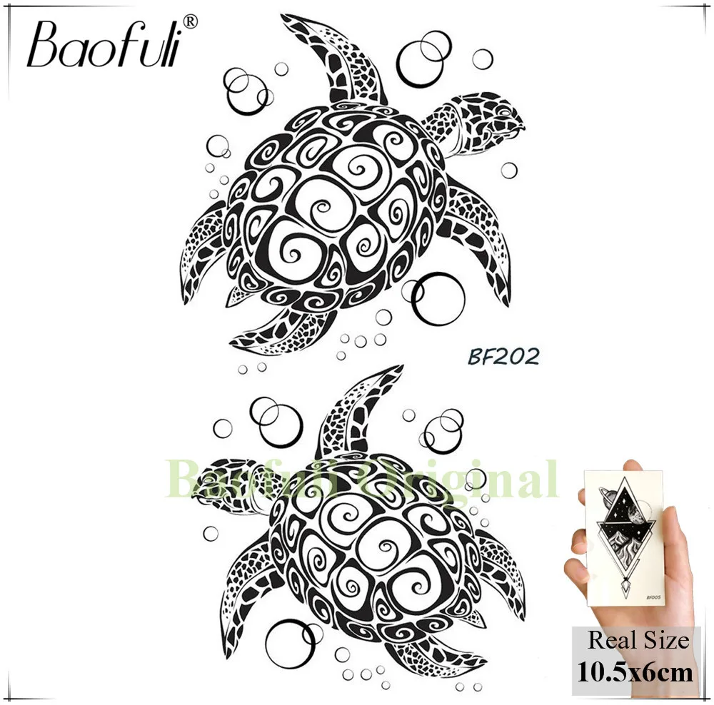 Henna Turtle Tattoo