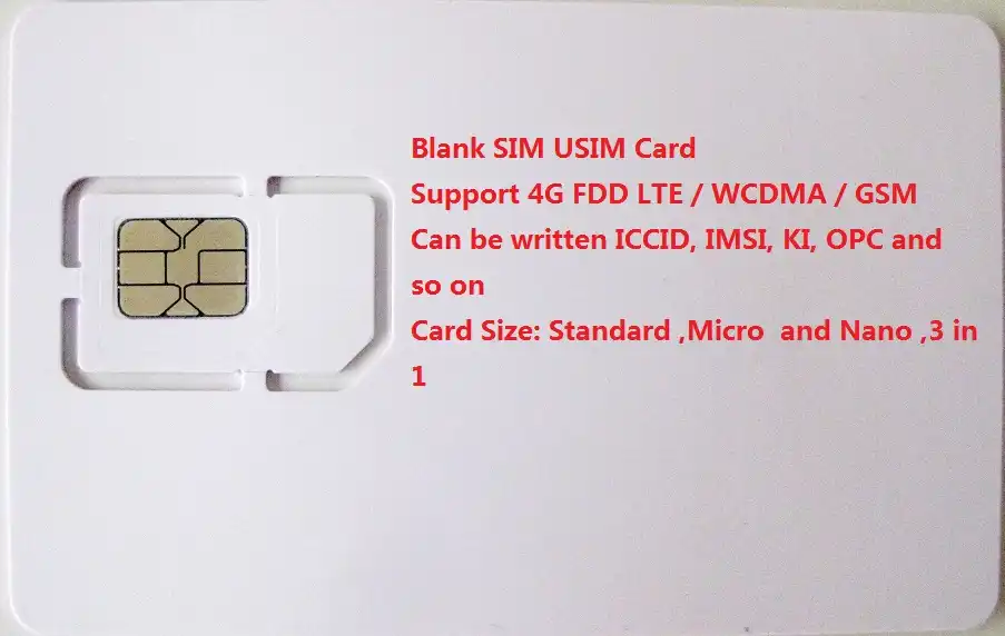 10pcs/lot Writable Programable Blank SIM USIM Card 4G LTE WCDMA GSM ...