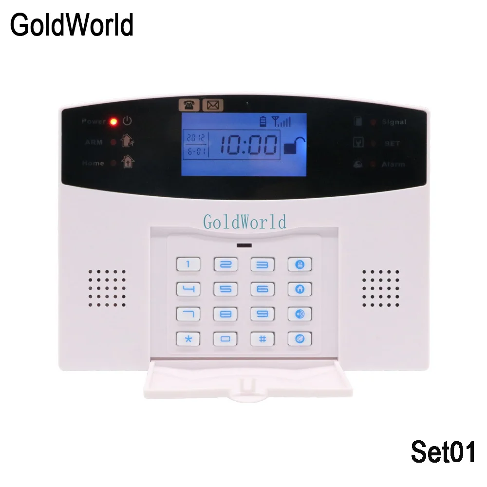 99 Zone Wireless House Safety LCD Wireless GSM Alarm Keypad Security ...
