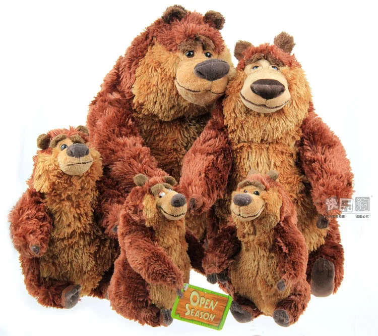 High quality lovely plush Open Season Boog soft stuffed bear toy Free ...