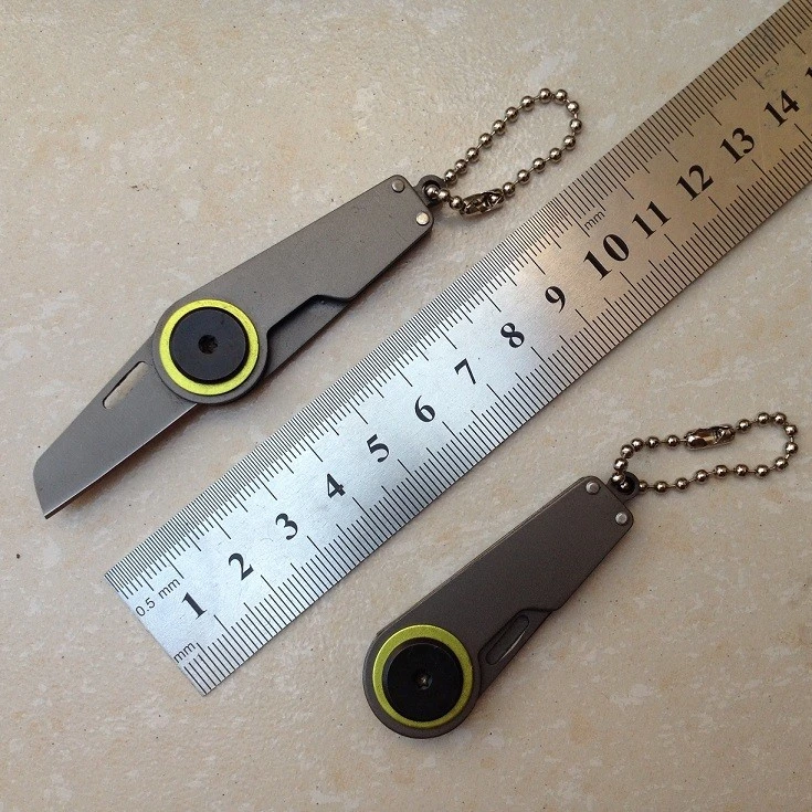 Edc Gear Cut Pocket Box Knife Fold Keychain Open Opener Package Letter ...