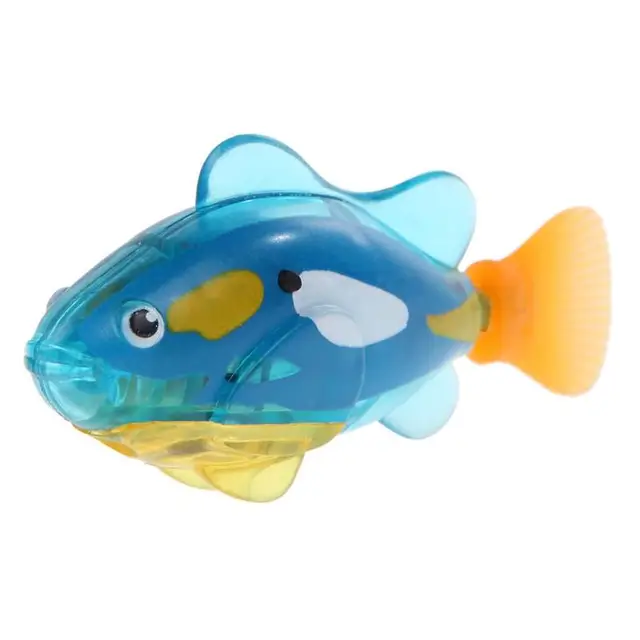 Electric Fish Toy Robot Sensor Diving Fish Luminous Electric Swimming ...