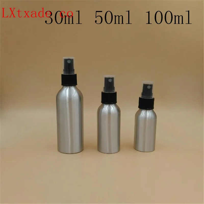 50pcs 30 50ML 100ML 120ML Empty Silver Aluminum Metal Perfume Bottles ...