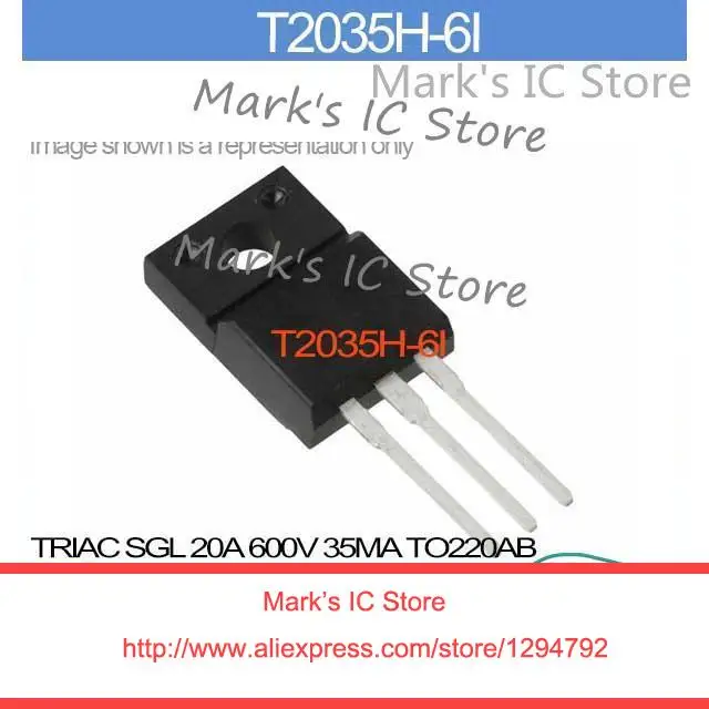 T2035H 6I TRIAC SGL 20A 600V 35MA TO220AB T2035H 2035H T2035H 2035H ...