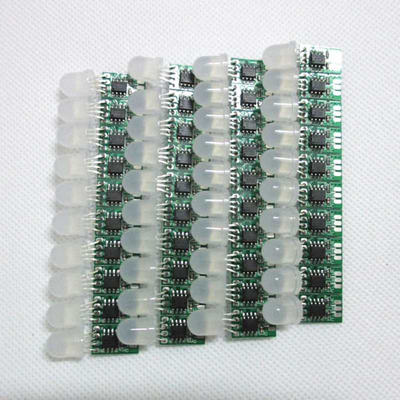 Free shipping 50pcs 12V 12mm WS2811 Pixel node Module Light Lamp No ...