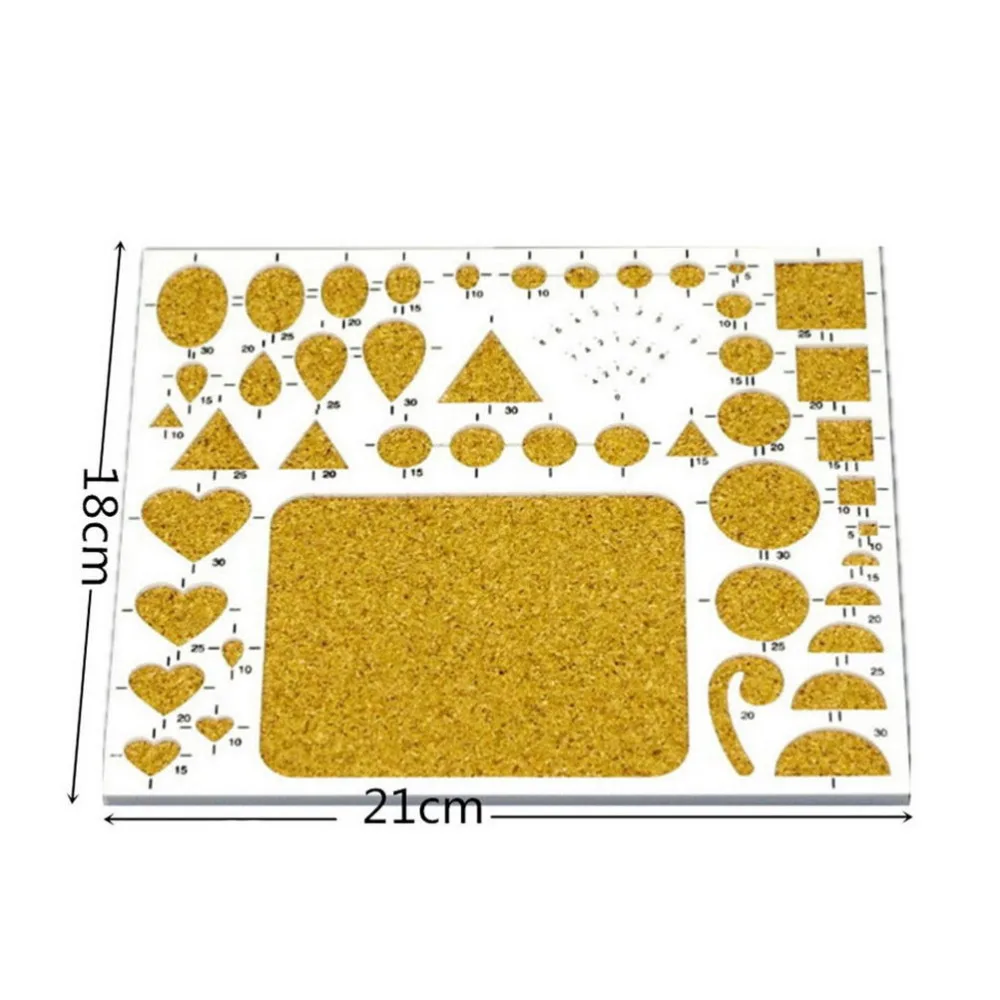 Kit DIY Papercraft Work Board Template Slotted Paper Craft DIY Tool ...