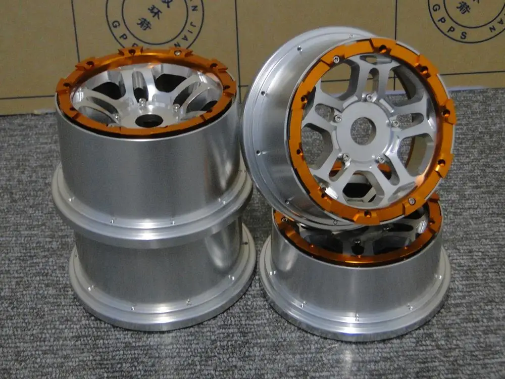 aluminium alloy wheels, kingmotor UFO wheels 4pcs/set fit baja 5b|baja ...