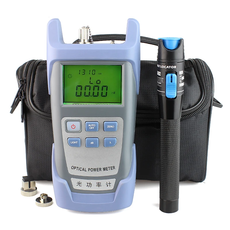 2 In 1 Fiber Optic Tool Kit 1mw Visual Fault Locator + -70~+10bdm Fiber ...