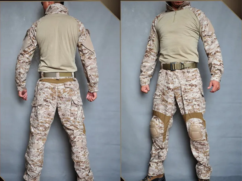 ALLWIN MARARMOR Tactical SET Nevy Seal AOR1 desert camoufl Combat shirt ...