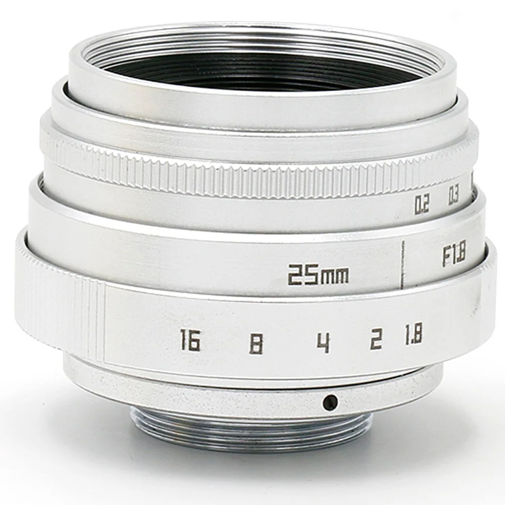 new arrive FUJIAN 25mm f1.8 C mount CCTV Lens II camera lens for N1 ...