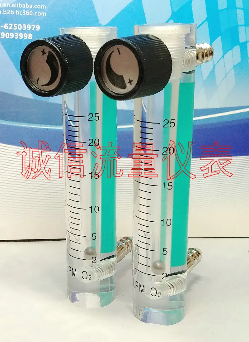 LZM 6T O2 Oxygen Flow Meter 2 25L/min Oxygen Production Flow Meter ...