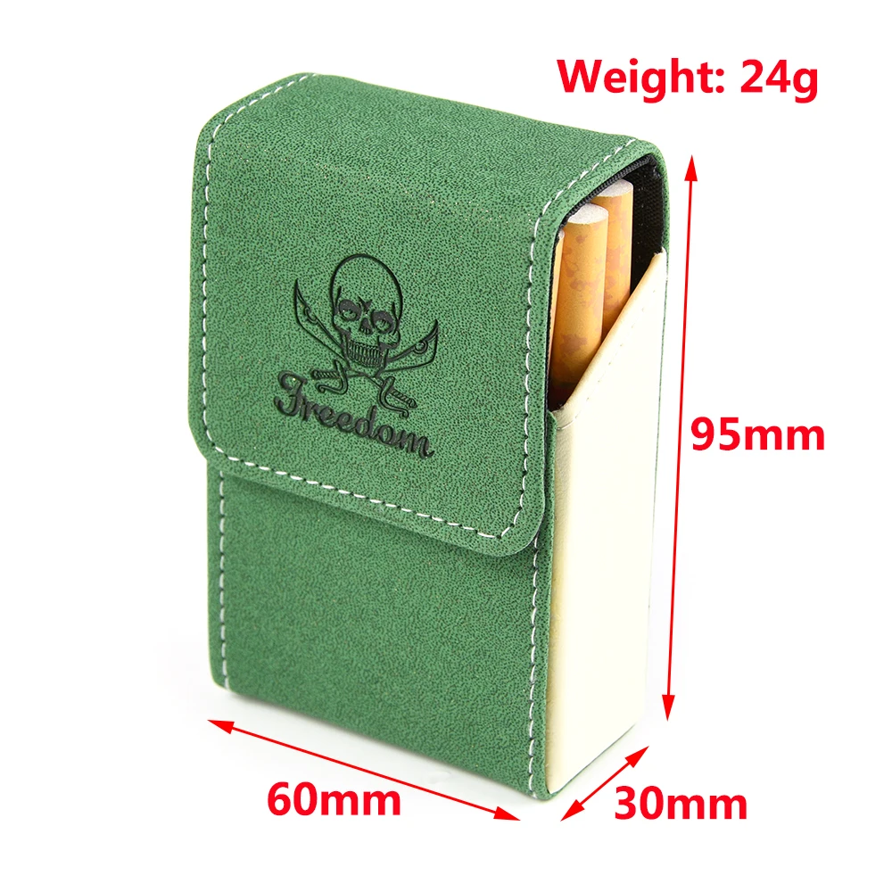 GERUI Good Quality 1PC PU Leather Cigarette Box Case Cigar Tobacco ...