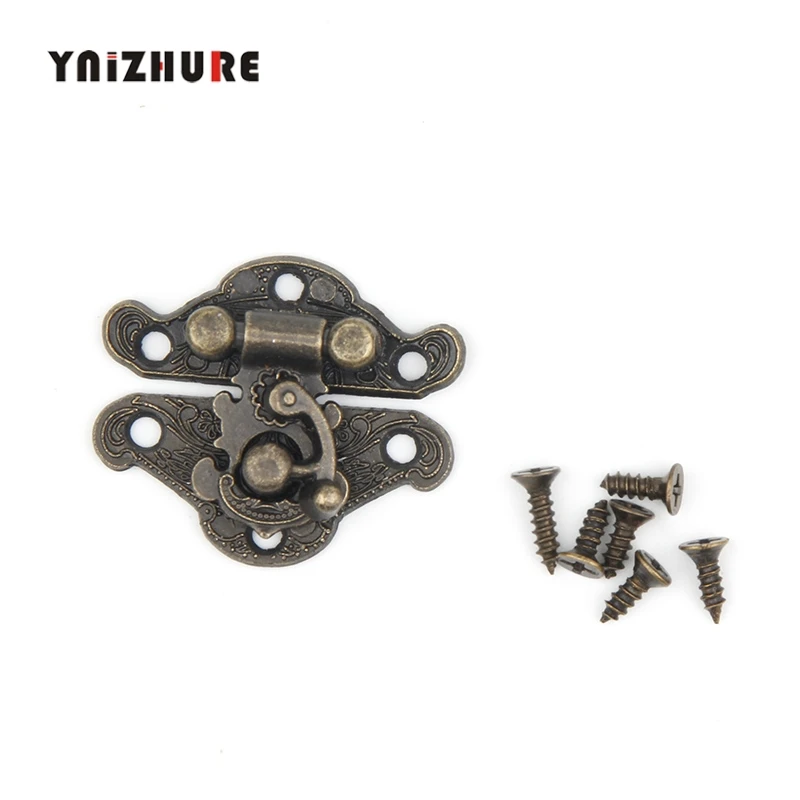 23*28mm Special Small Box Packing Buckle Antique Wooden Gift Box Lock ...