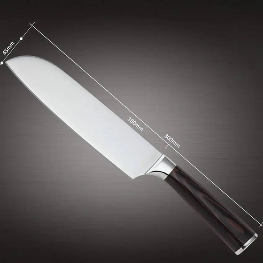 Liang Da 7Cr17 stainless steel 7inch Japanese cook's knife practical ...