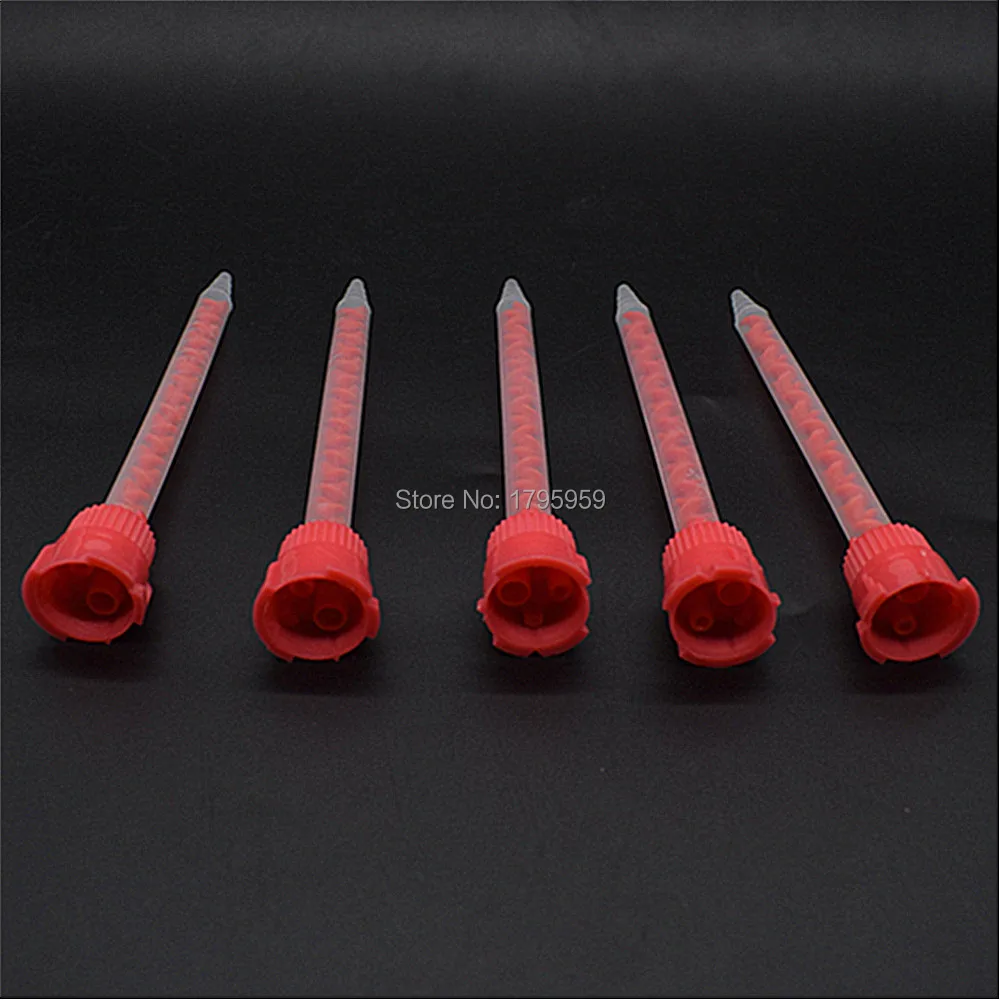 5x Dual Cartridge Epoxy Adhesive Applicator Static Mixer Mixing Nozzle ...