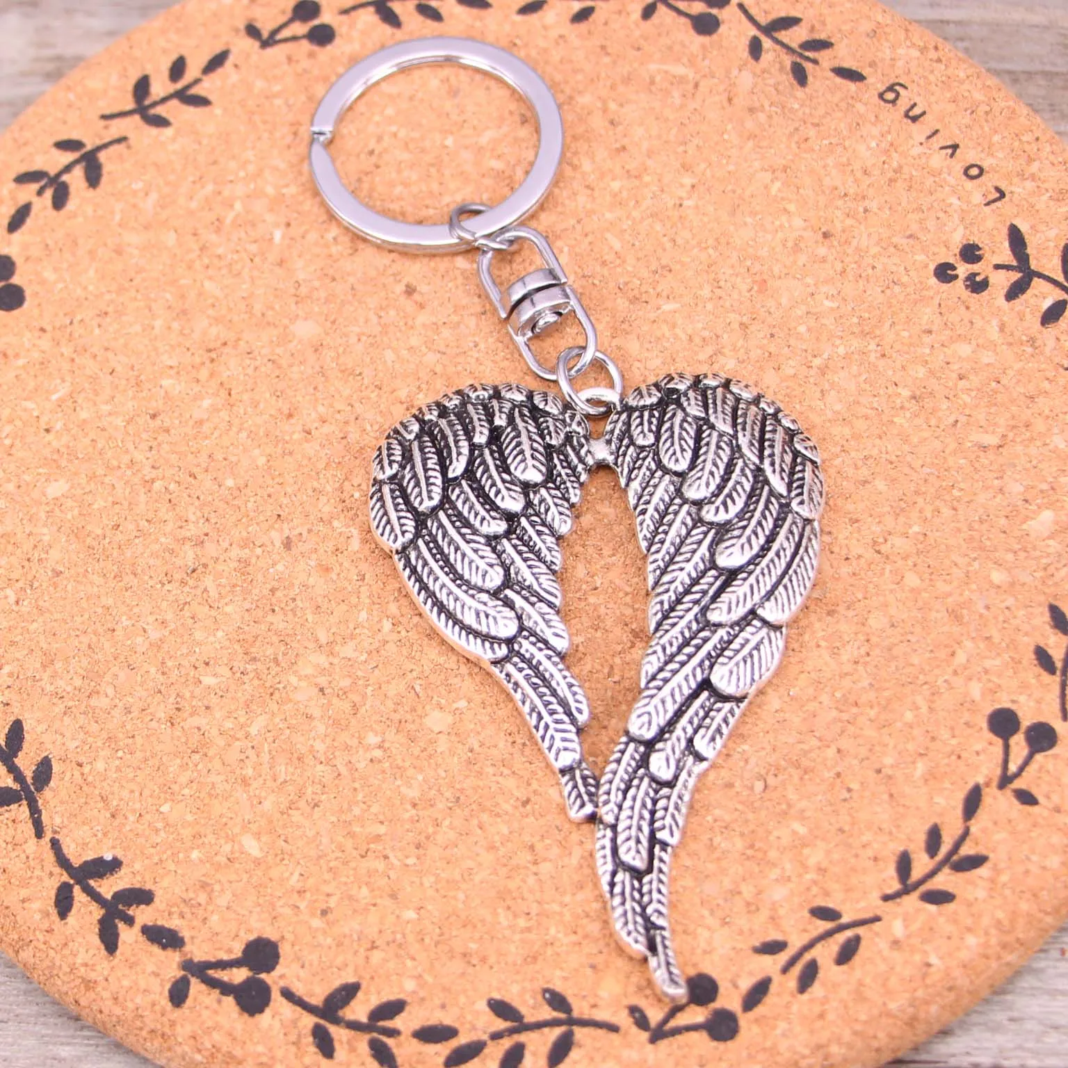 20Pcs angel wings Keychain Novelty Gadget Trinket Souvenir Christmas ...