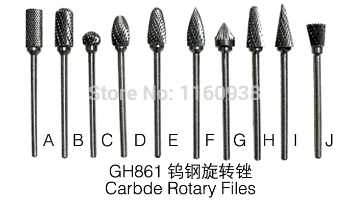 Aliexpress.com : Buy 2016 rotary file set 10pcs/set,Carbide rotary ...