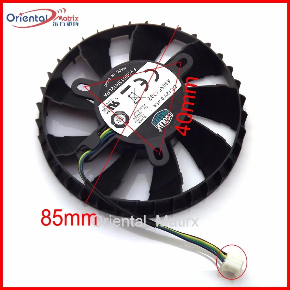 Free Shipping Fy09015h12lpa Dc12v 0.45a Vga Fan For Msi N760 2gd5/oc ...