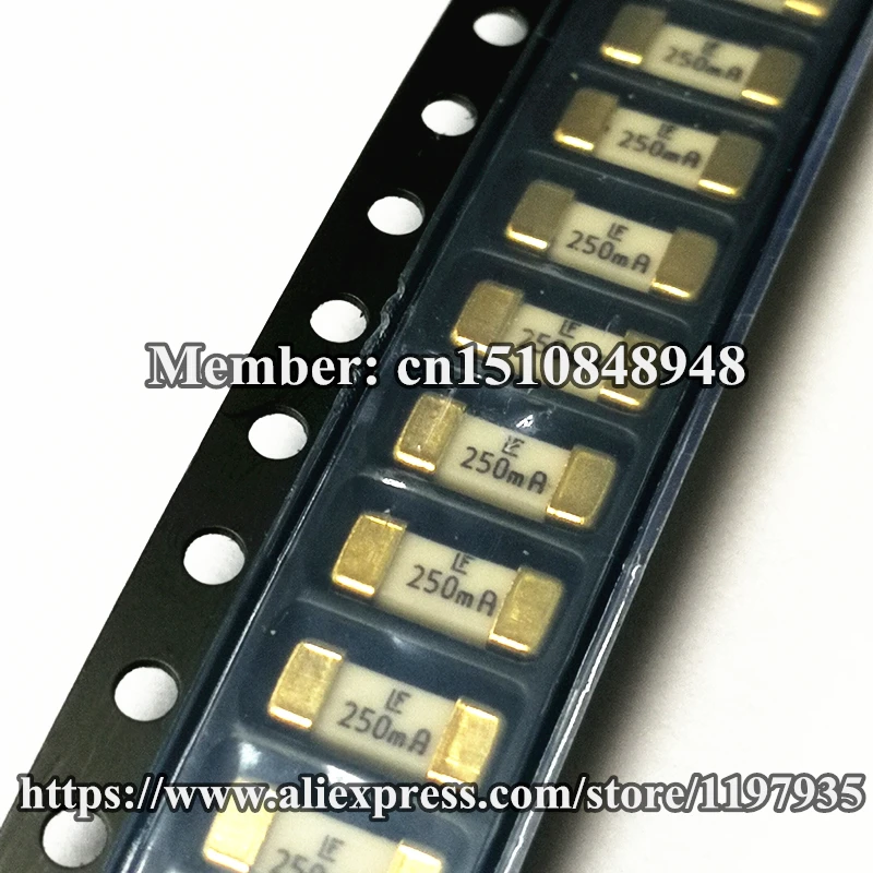 SMD FUSE 125V 250mA FAST ACTING Littelfuse 0451.250MRL SMD 1808 250mA ...