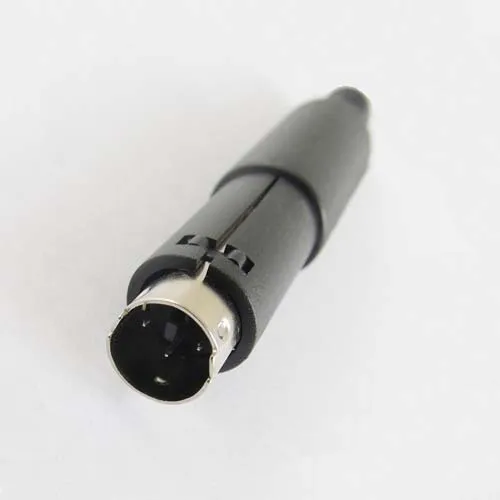 3Pin 3 Pin Mini DIN Mini DIN Male Plug S video Connector Adapter With ...