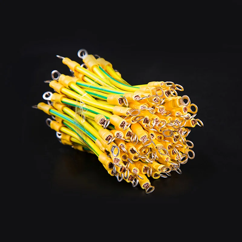 Photovoltaic panel grounding wire Yellow-green double-color grounding ...