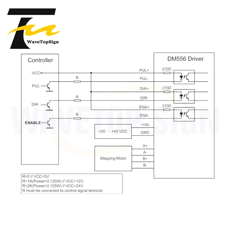 Dm556 драйвер схема подключения - 83 фото