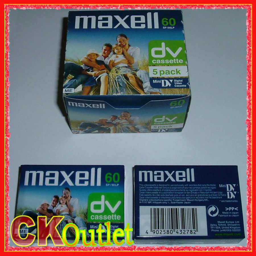 100% Original 5 Pcs Maxell Fita Mini DV de Alta Qualidade Mini DV ...