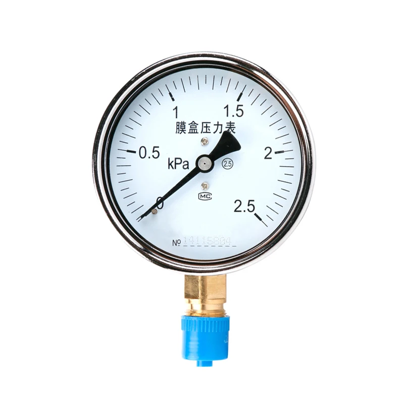 0 2.5KPA YE 100Air Membran Druck GaugePhosphor Bronze Folie Box ...