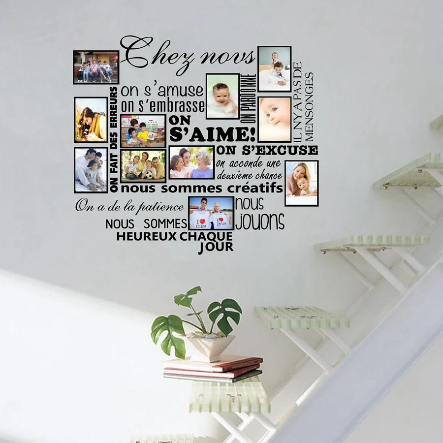 Wall Stickers French House | Family Rules Wall Art Stickers | Rules ...