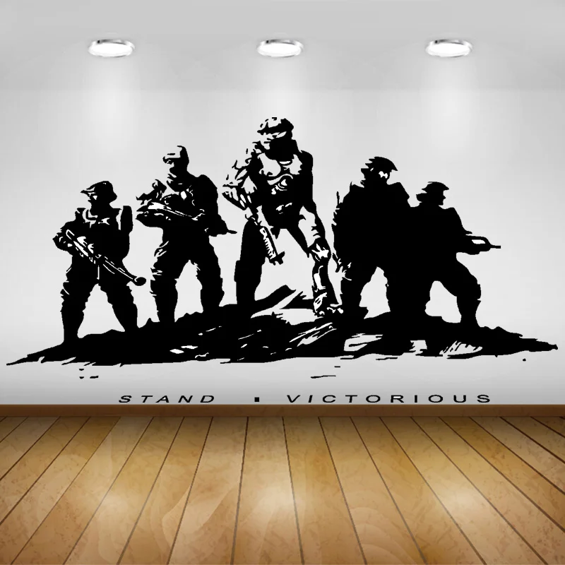 Wall-Room-Decor-Art-Vinyl-Sticker-Mural-Decal-Military-Poster-Soldiers ...