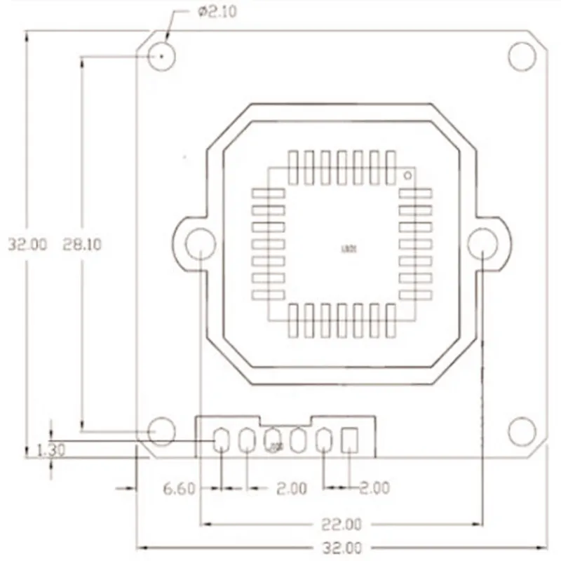 1PCS PTC08 serial camera serial port camera module RS232/TTL - buy at ...