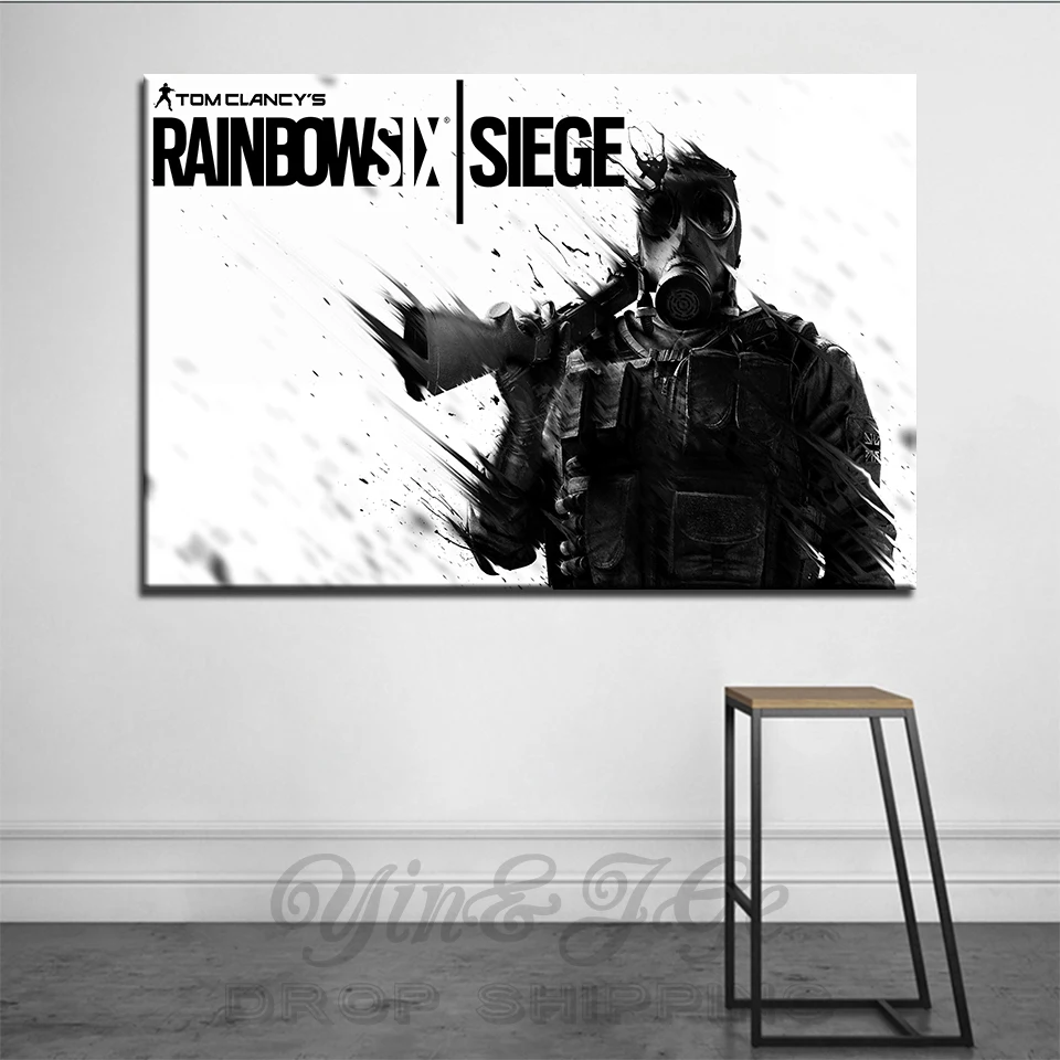 1 Piece Tom Clancy's Rainbow Six Siege Smoke HD Wallpaper Art Canvas ...