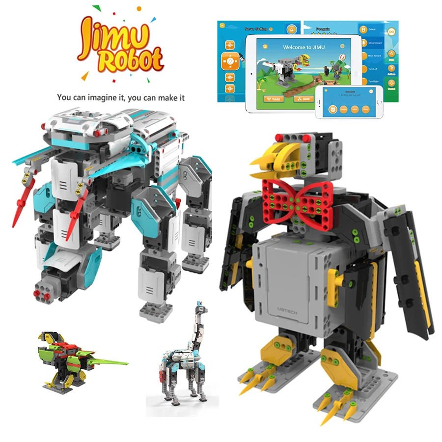 UBTECH-JIMU-Smart-Robot-Live-Building-Block-Robotics-Kit-digital-building-blocks-Smartphone ...
