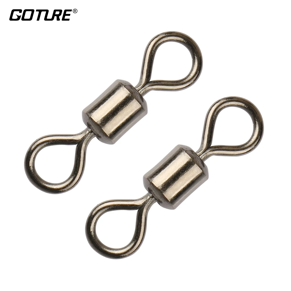 Goture-200pcs-lot-American-Rolling-Swivel-MS-Sea-Rock-Fishing-Tackle ...