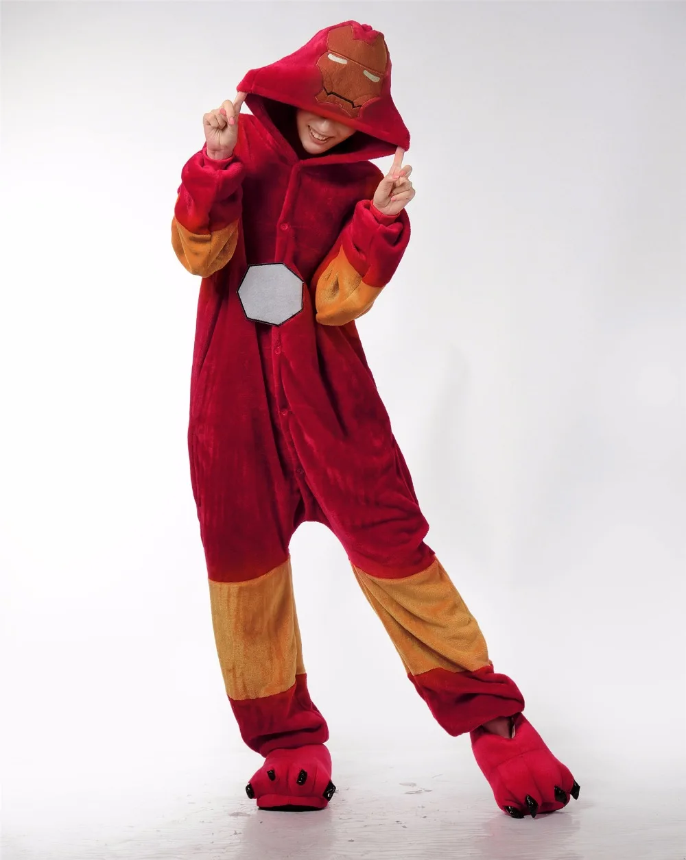 Animal Onesie Pajamas Pijama Women's long tail monkey Full Sleeve ...