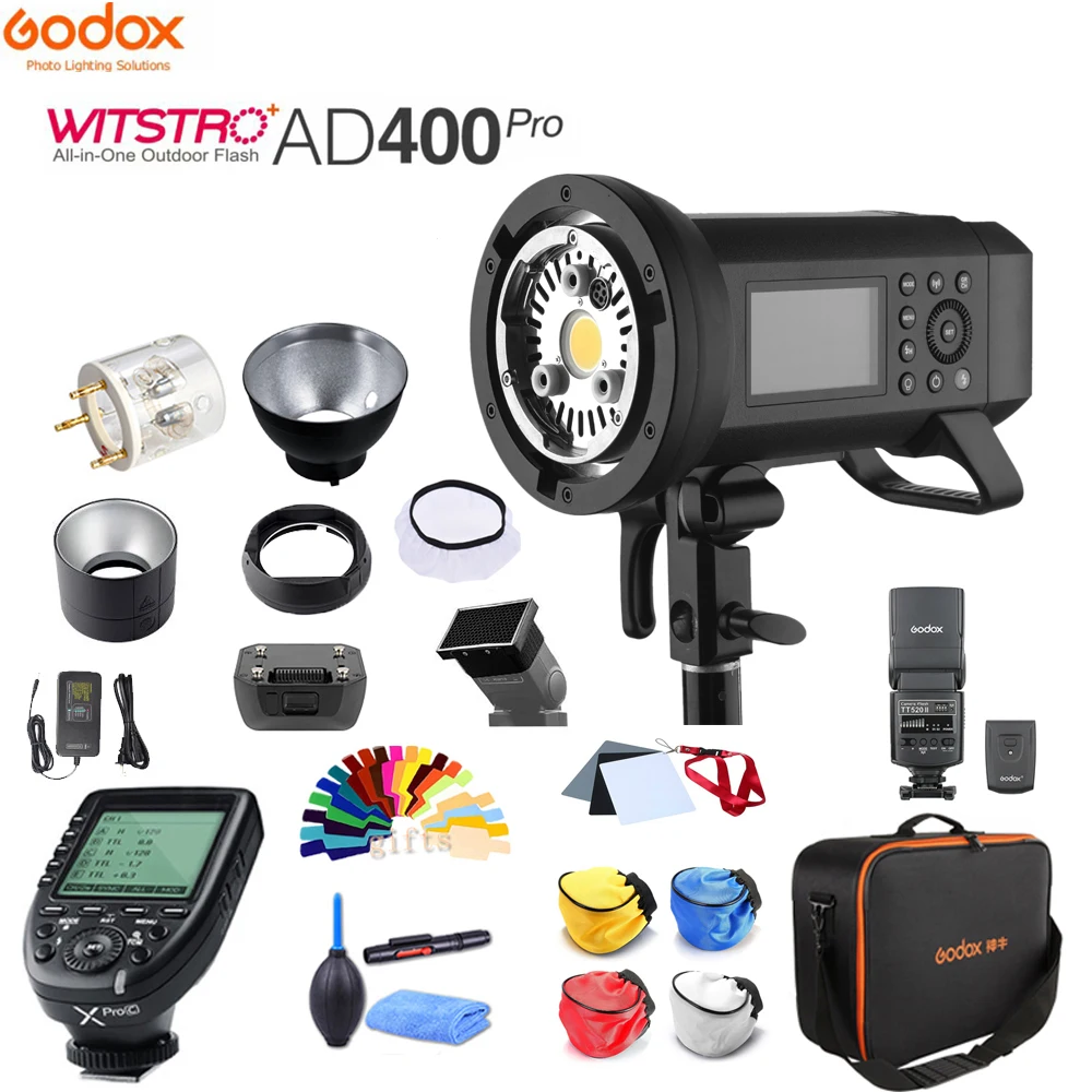 Godox AD400 Pro WITSTRO All in One Outdoor Flash AD600Pro Li on Battery ...