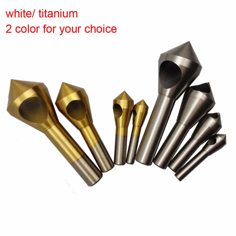 4pcs Set Countersink Deburring Drill Taper Hole Cutter Titanium ...