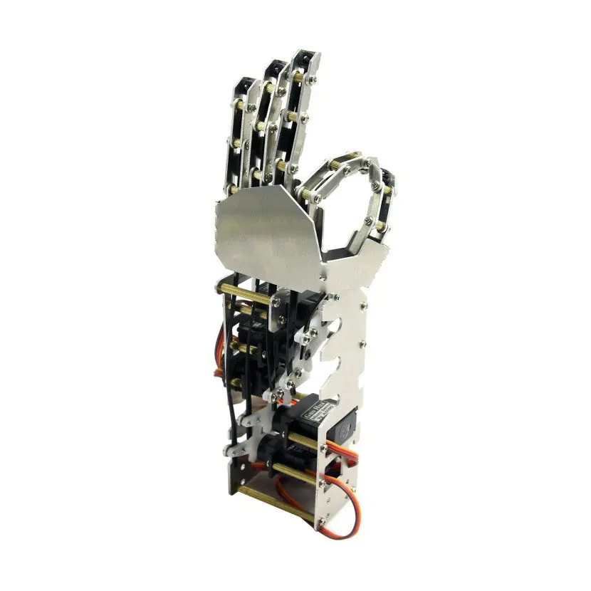 5DOF Humanoid Five Fingers Metal Manipulator Robot Arm left Hand with ...