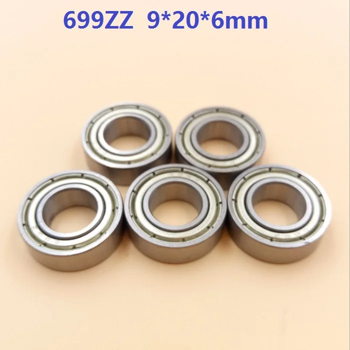 100 unids/lote 699ZZ 699Z 699 ZZ Z rodamientos 9*20*6mm rodamientos de ...