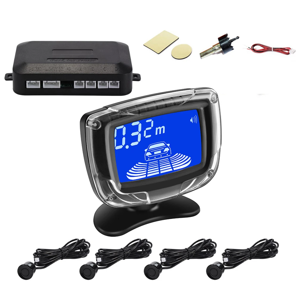 YASOKRO-Auto-Parkplatz-Sensor-Dual-CPU-LCD-Display-mit-schalter-12V ...