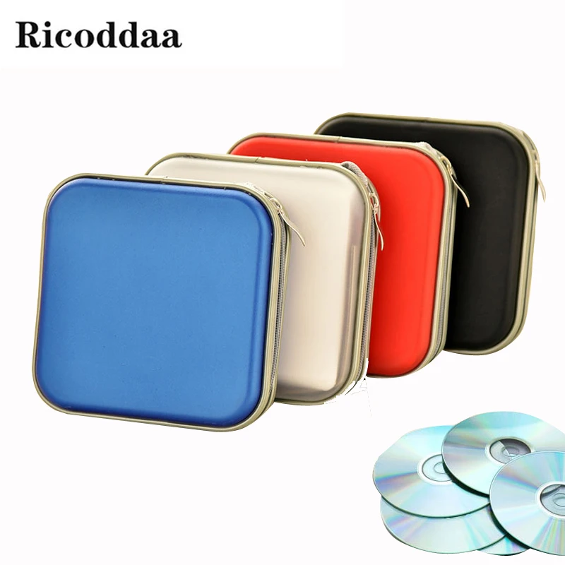 휴대용 40 디스크 용량 DVD CD 케이스 자동차 미디어 스토리지 CD 가방 패브릭 스퀘어 미니 CD 가방 DVD 플라스틱 ...