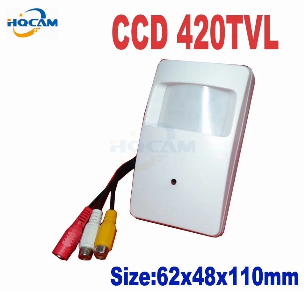 HQCAM 420TVL Pir Motion Detector mini ccd Camera Sony CCD mini camera ...