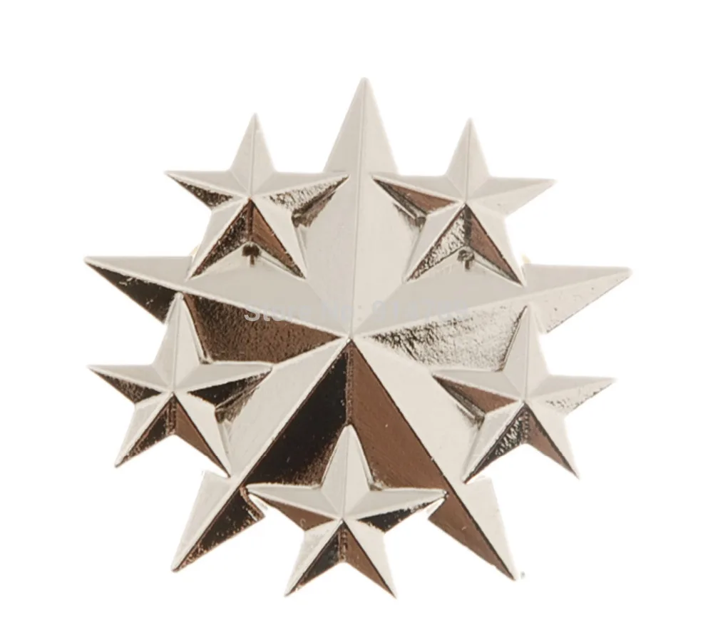 Metal Hat Badges US Six Star General Hat Pin Insignia - Reproduction ...