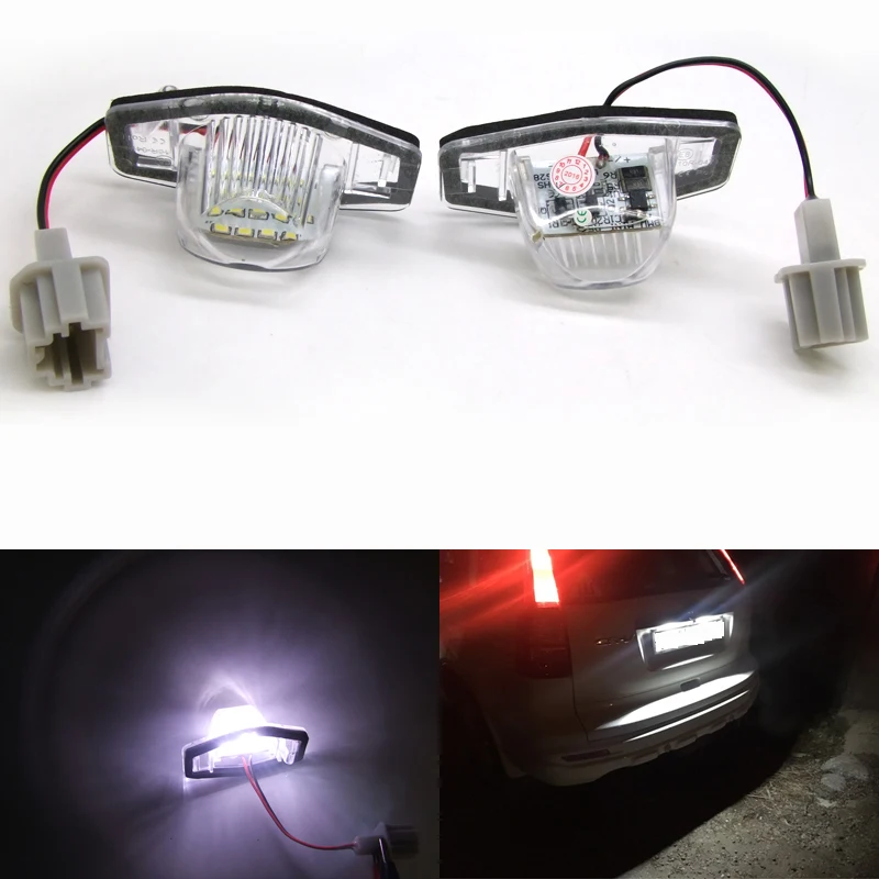 Luces LED para matrícula de coche, sin errores, 12V, 6000K, blanco ...