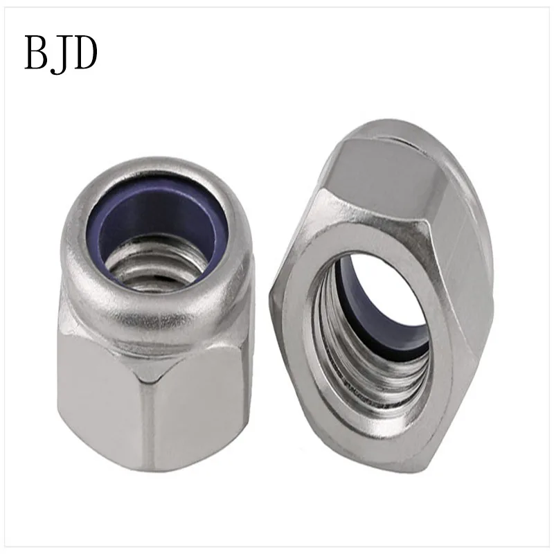 200pcs 100pcs DIN985 M2.5 nut 2.5mm Stainless Steel Nylon Insert Hex ...